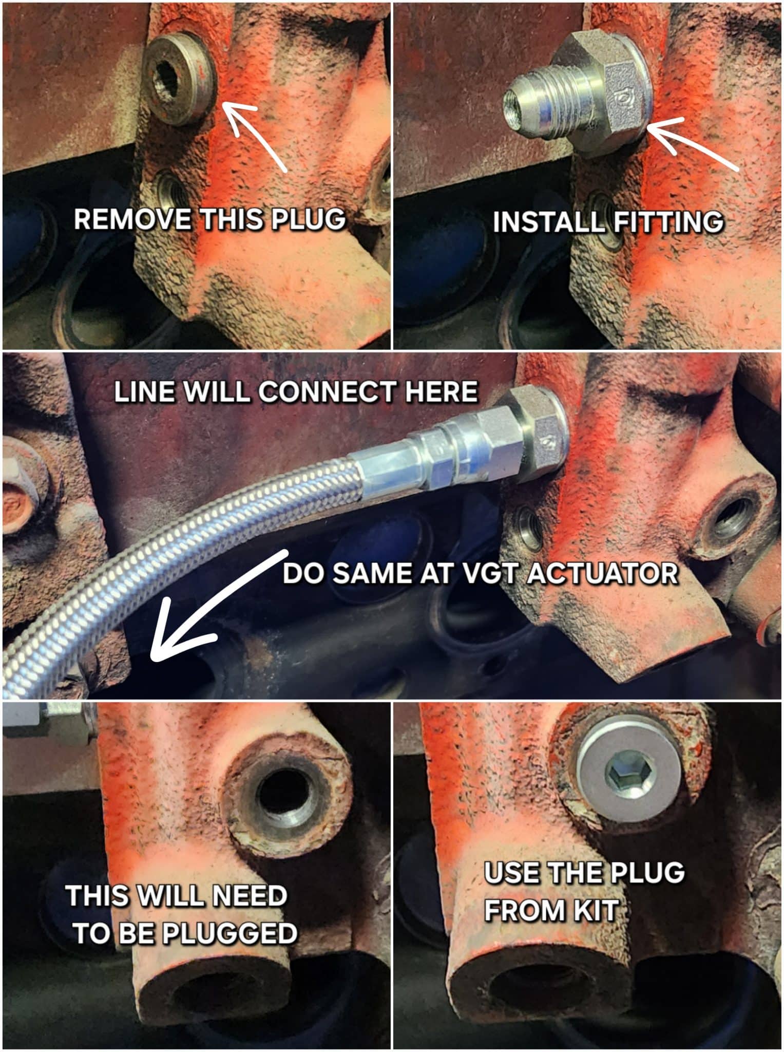 Cummins 3684712 coolant return hose for X15 engines. Genuine OEM part ...